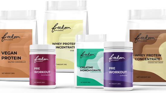 Freedom Supplements - Protein, Pre Workout, Creatine